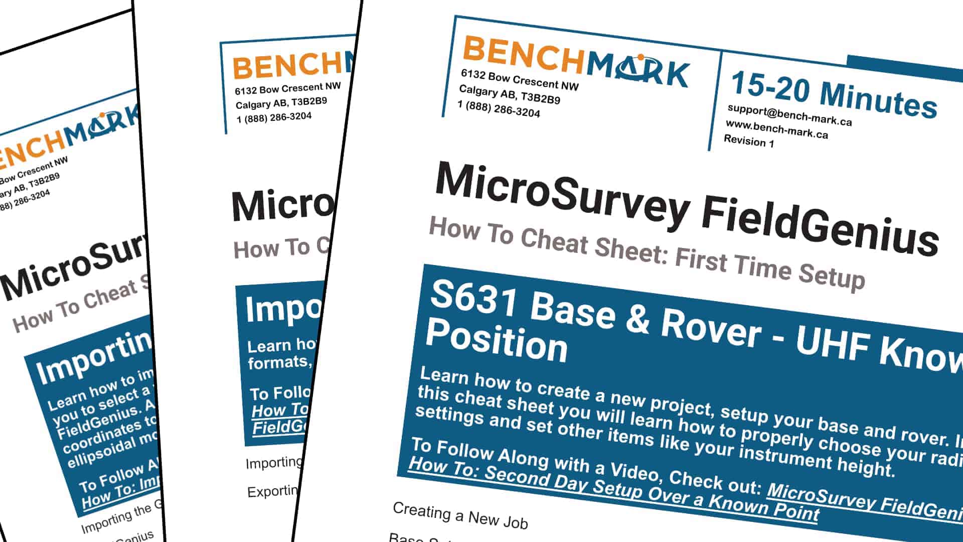 MicroSurvey's FieldGenius - Bench Mark USA