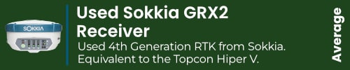 Used Sokkia GRX2 - Bench Mark USA