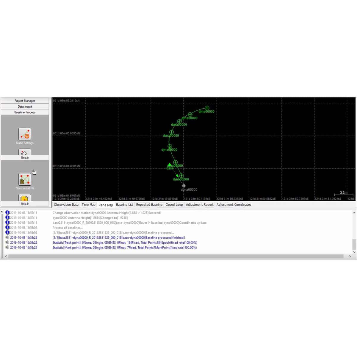 eSurvey GEOSolution Post-Processing Software - Bench Mark USA